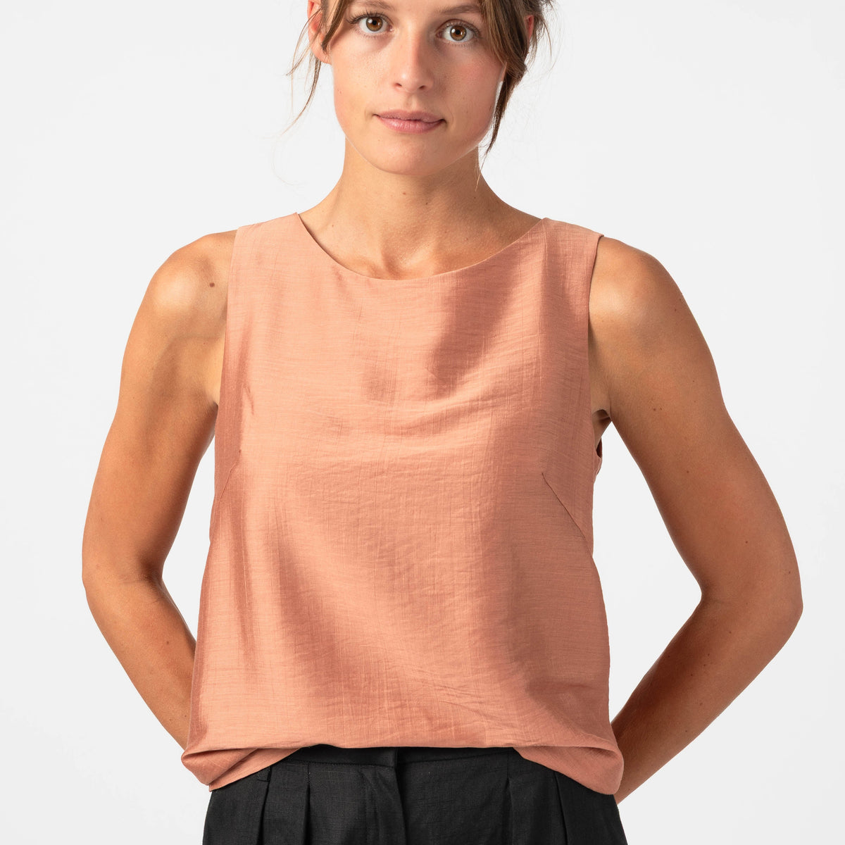 STRAIGHT SILK Top - NNIstudio
